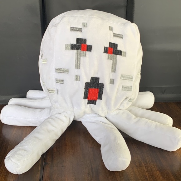 Minecraft | Toys | Minecraft Ghast Red Eyes White 4 Plush Stuffed ...